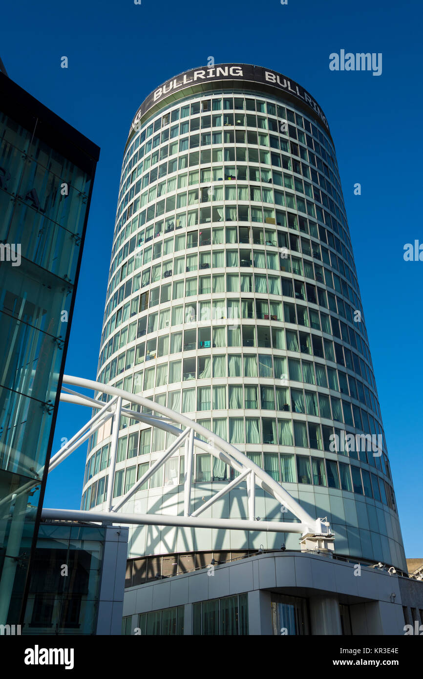 The Rotunda building, New Street, near the Bull Ring, Birmingham ...