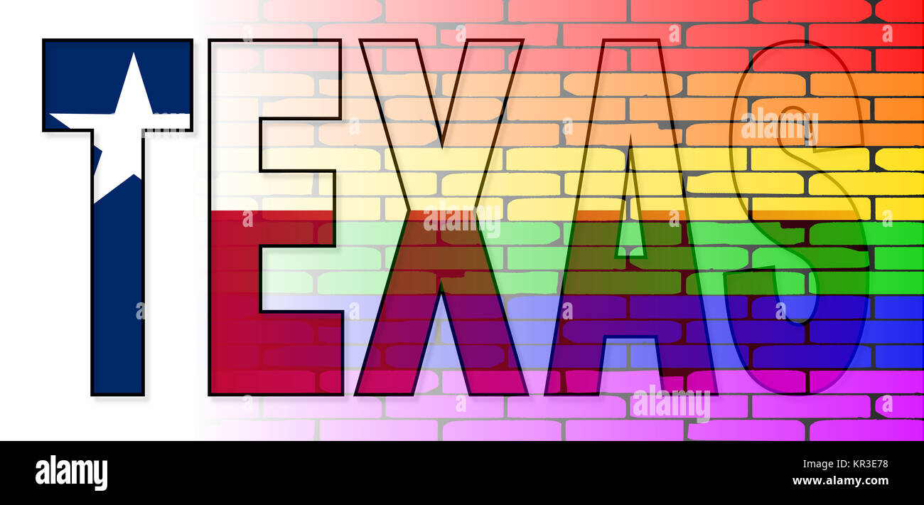 Texas LGBT Wall Stock Photo - Alamy