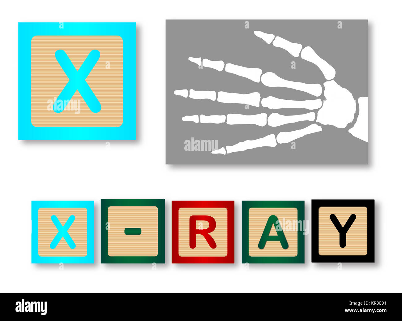 X Is For X Ray Stock Photo - Alamy