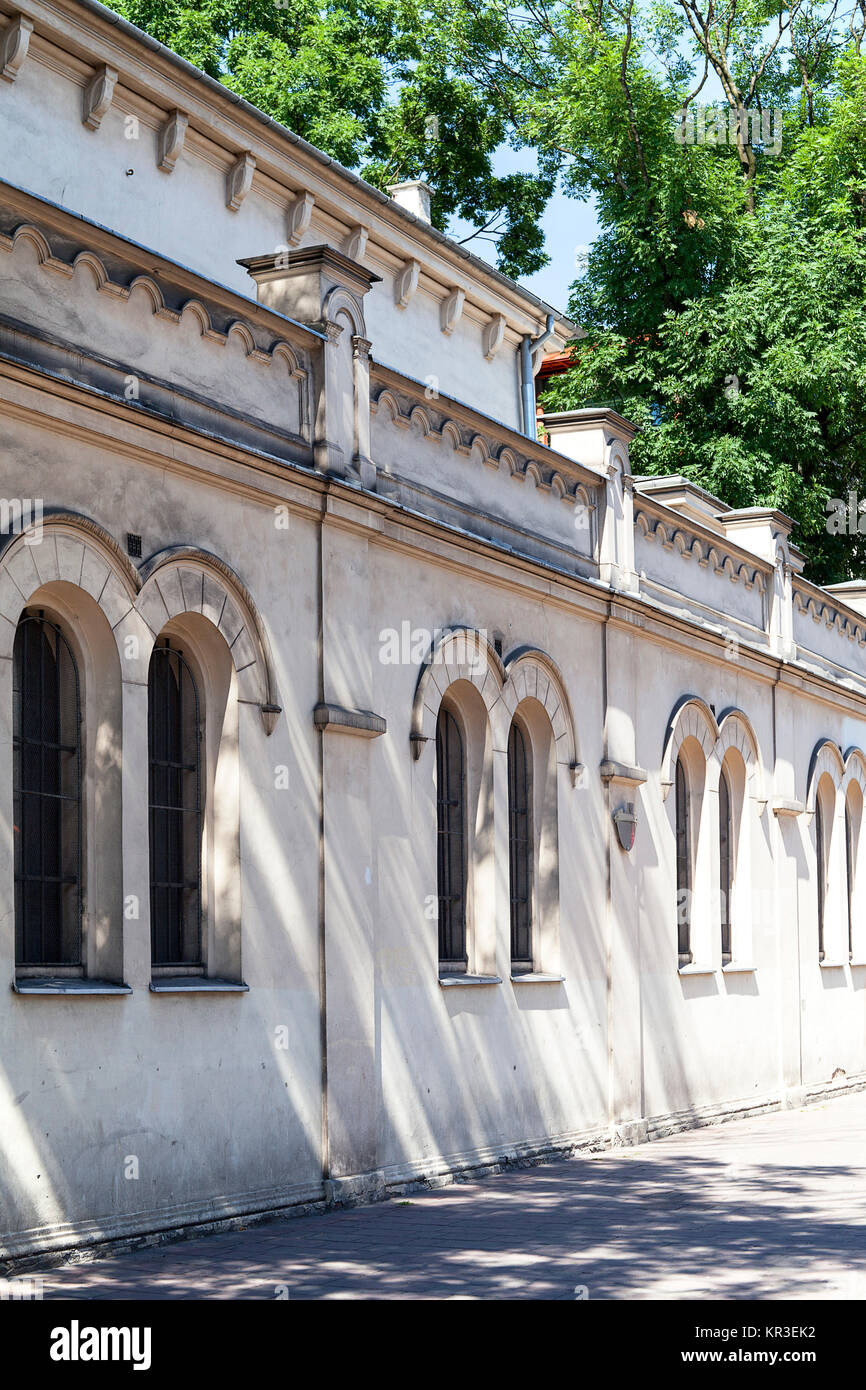 Tempel Synagogue in jewish district of Krakow - Kazimierz, Poland Stock ...