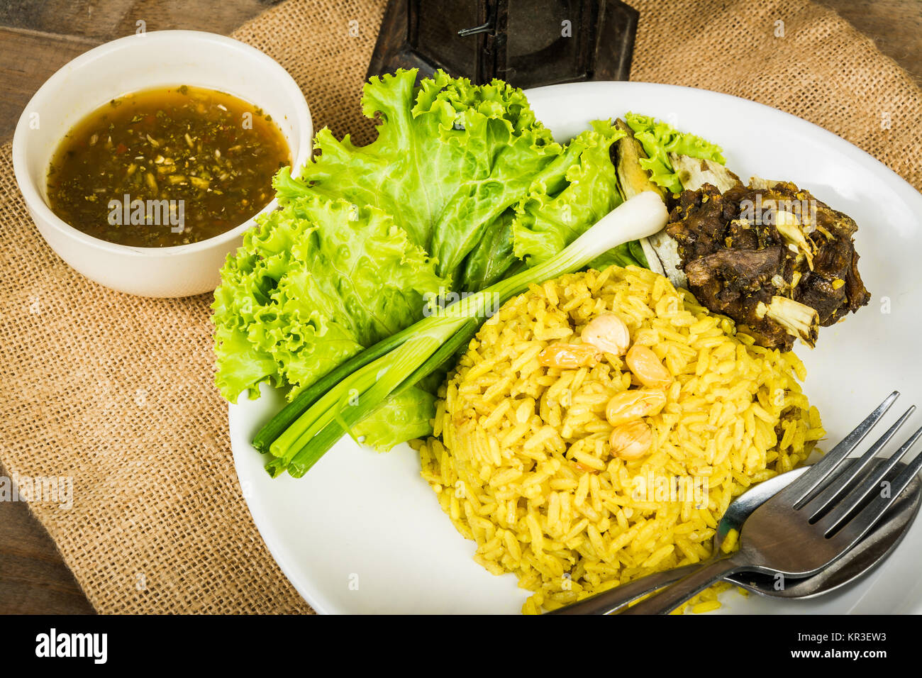 Biryani goat meat Stock Photo - Alamy