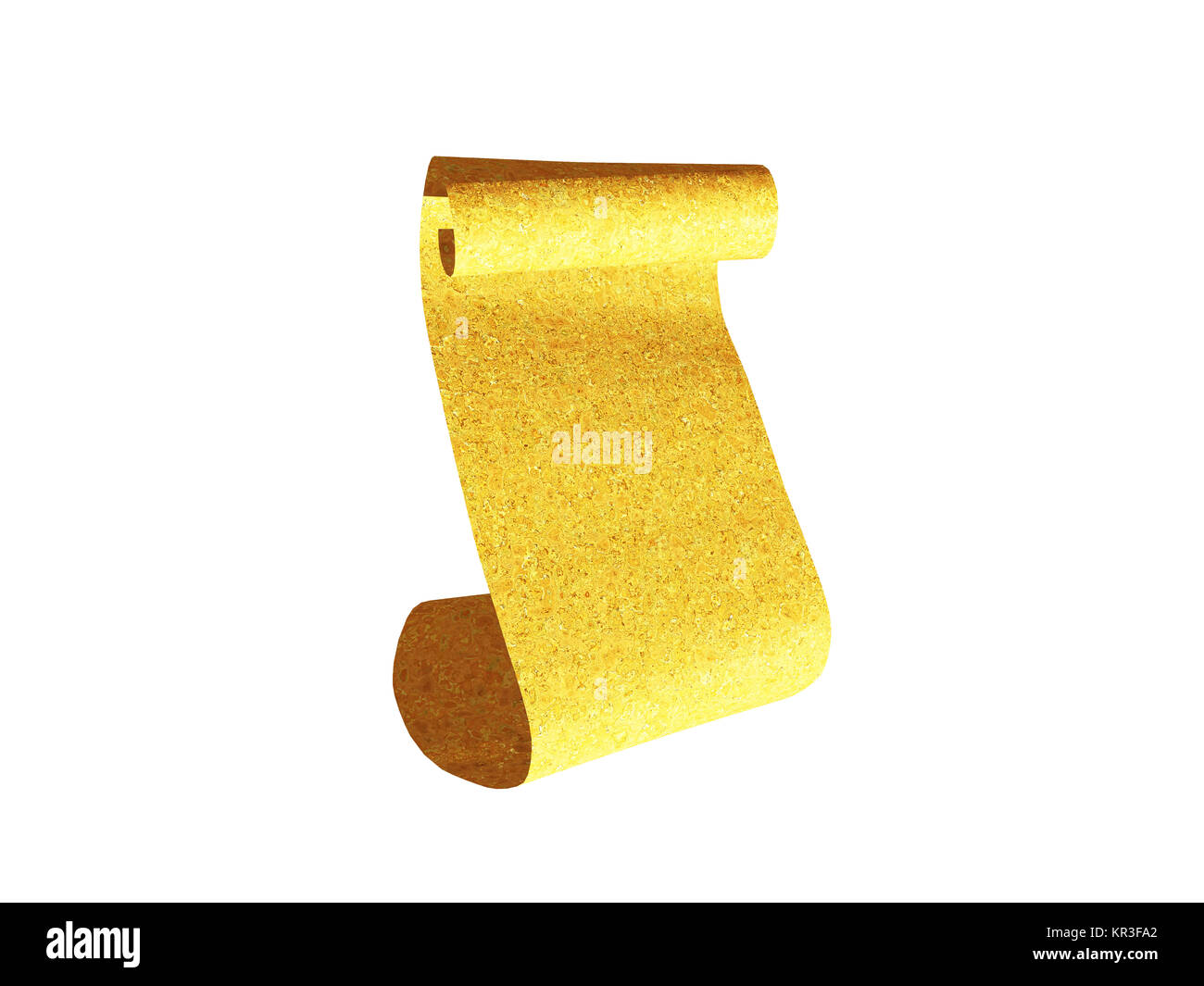 Parchment unrolled exposed Stock Photo - Alamy