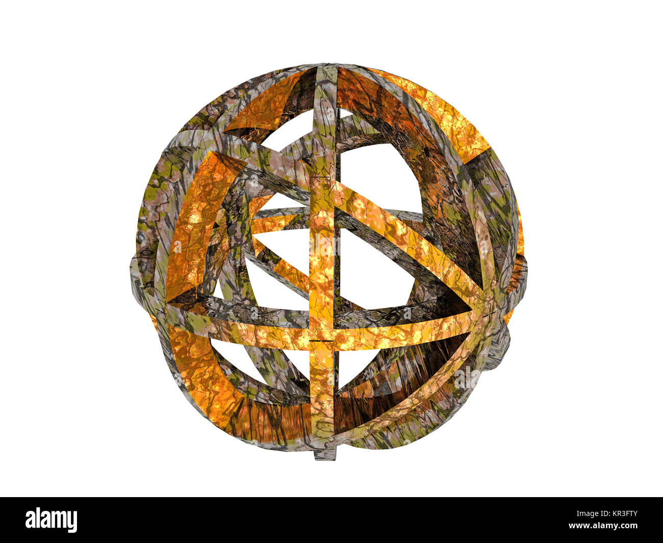 sphere with spokes exposed Stock Photo - Alamy