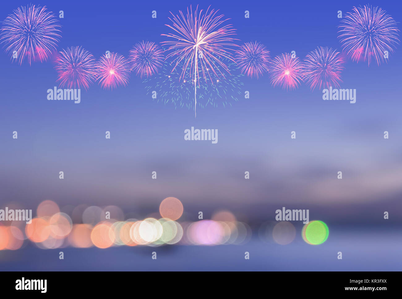 Bokeh night landscape on lake hi-res stock photography and images - Alamy