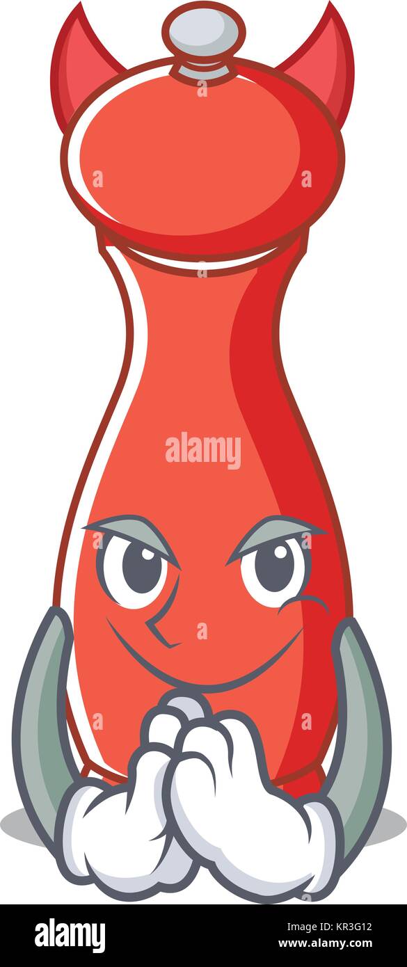 Devil pepper mill character cartoon Stock Vector Image & Art - Alamy