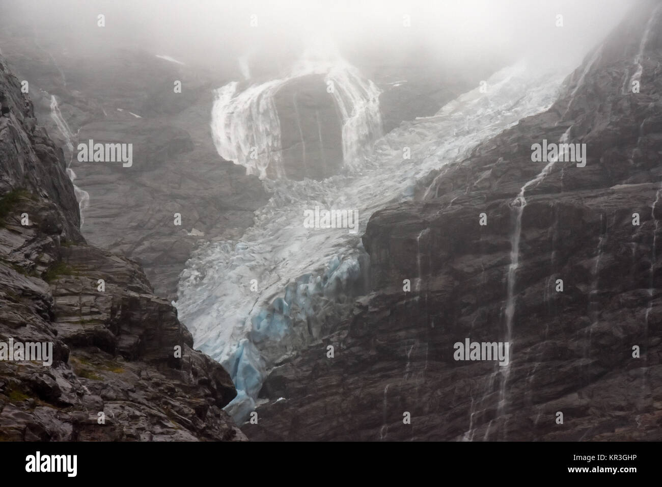 Glacier Boyabreen, Norway Stock Photo - Alamy