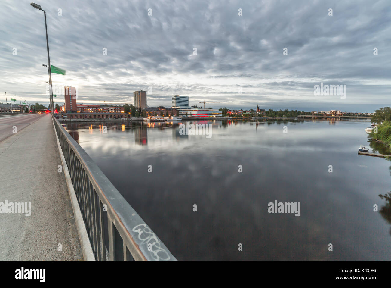 Downtown Umea, Sweden Stock Photo - Alamy