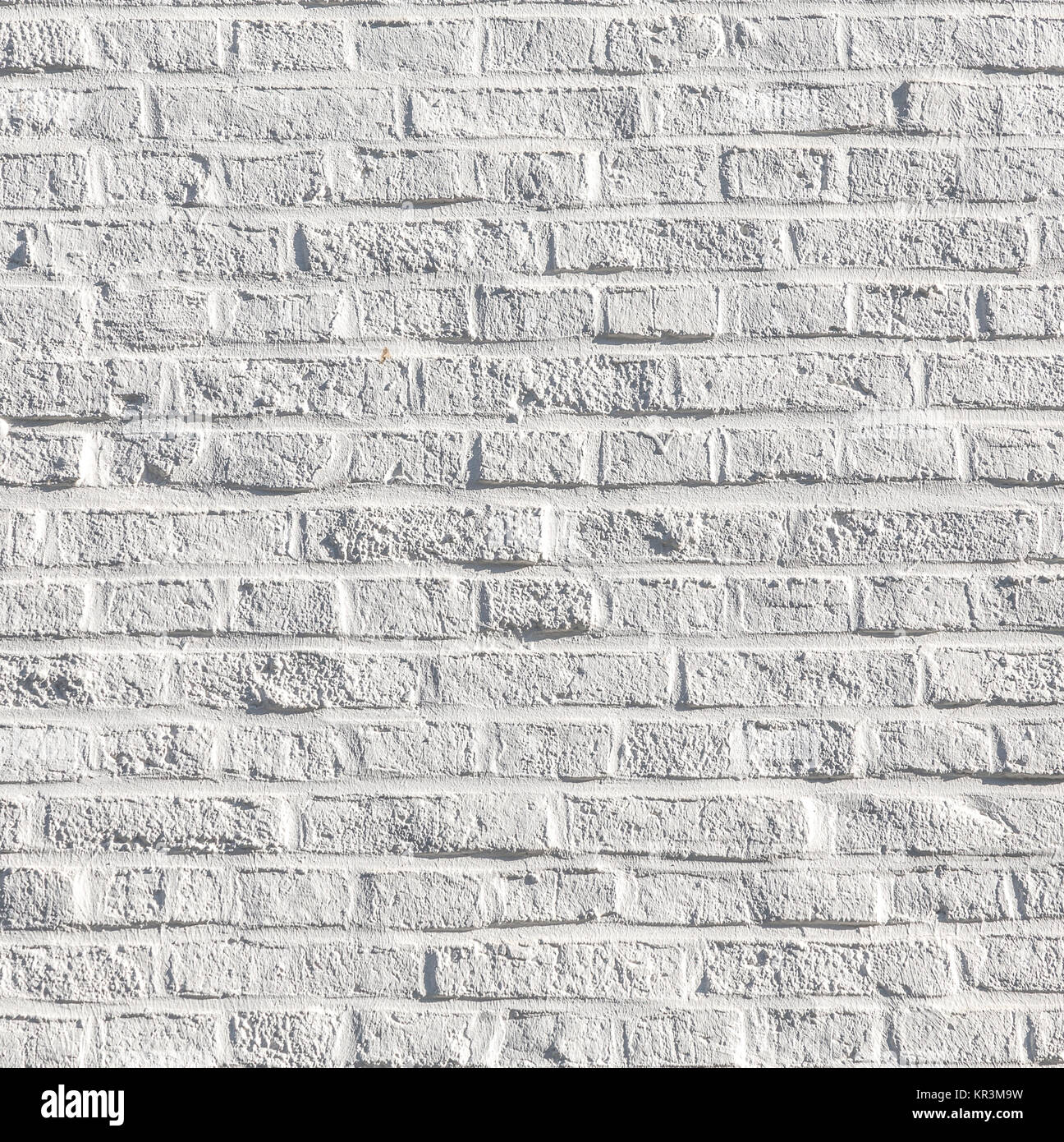 old white painted bricks at an old house wall Stock Photo - Alamy