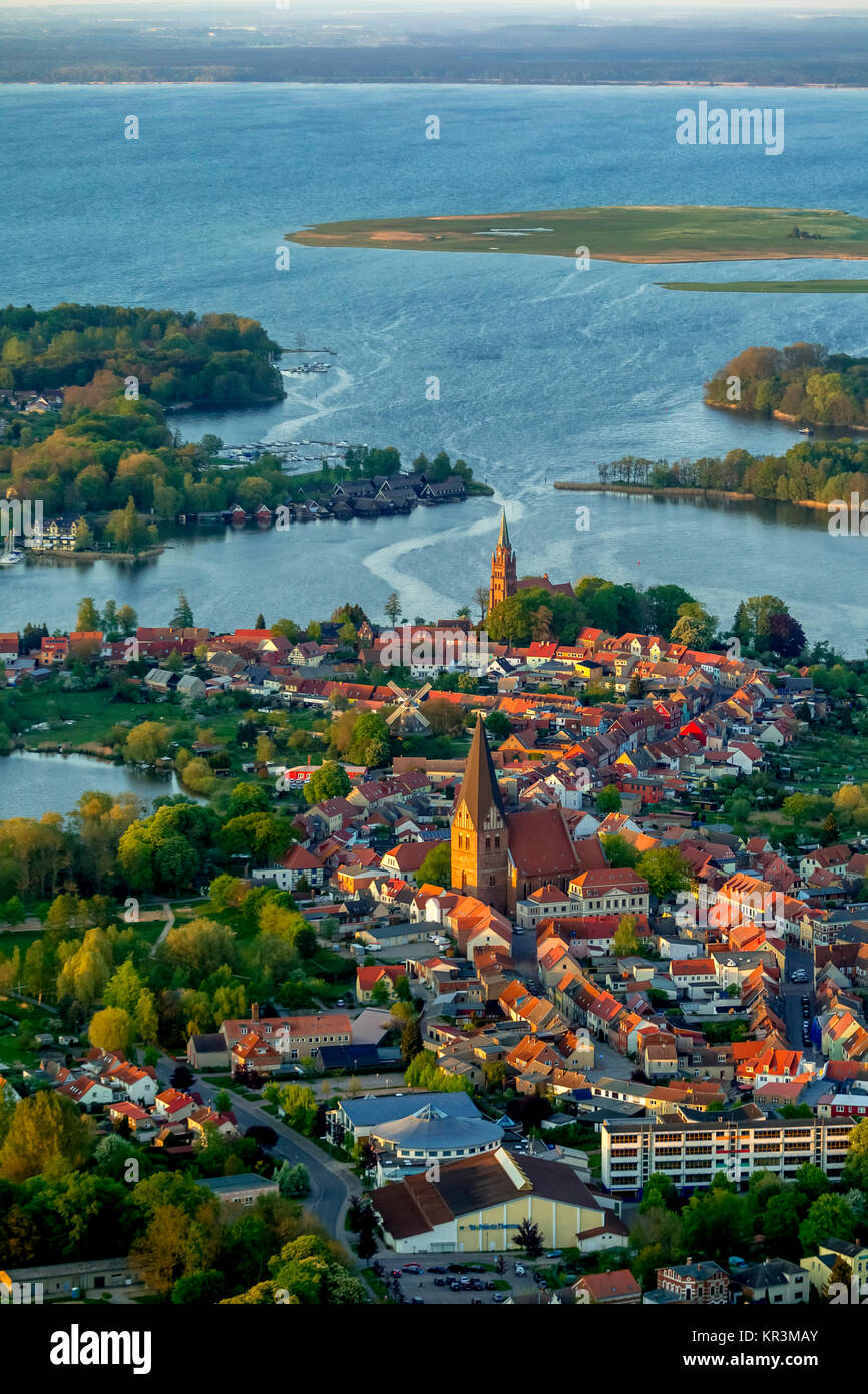 Robel with front St.Nikolai church and behind St. Mary's Church in ...