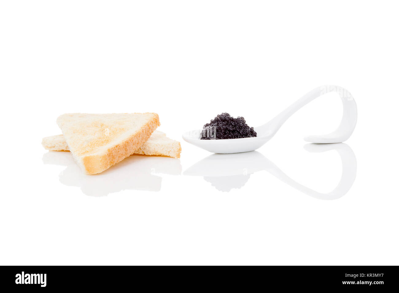Delicious black caviar Stock Photo - Alamy