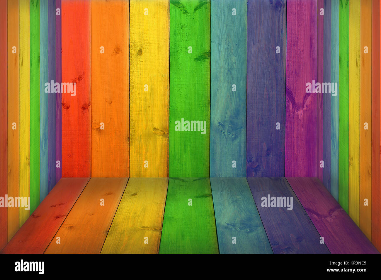 multicolored decorative boards Stock Photo - Alamy