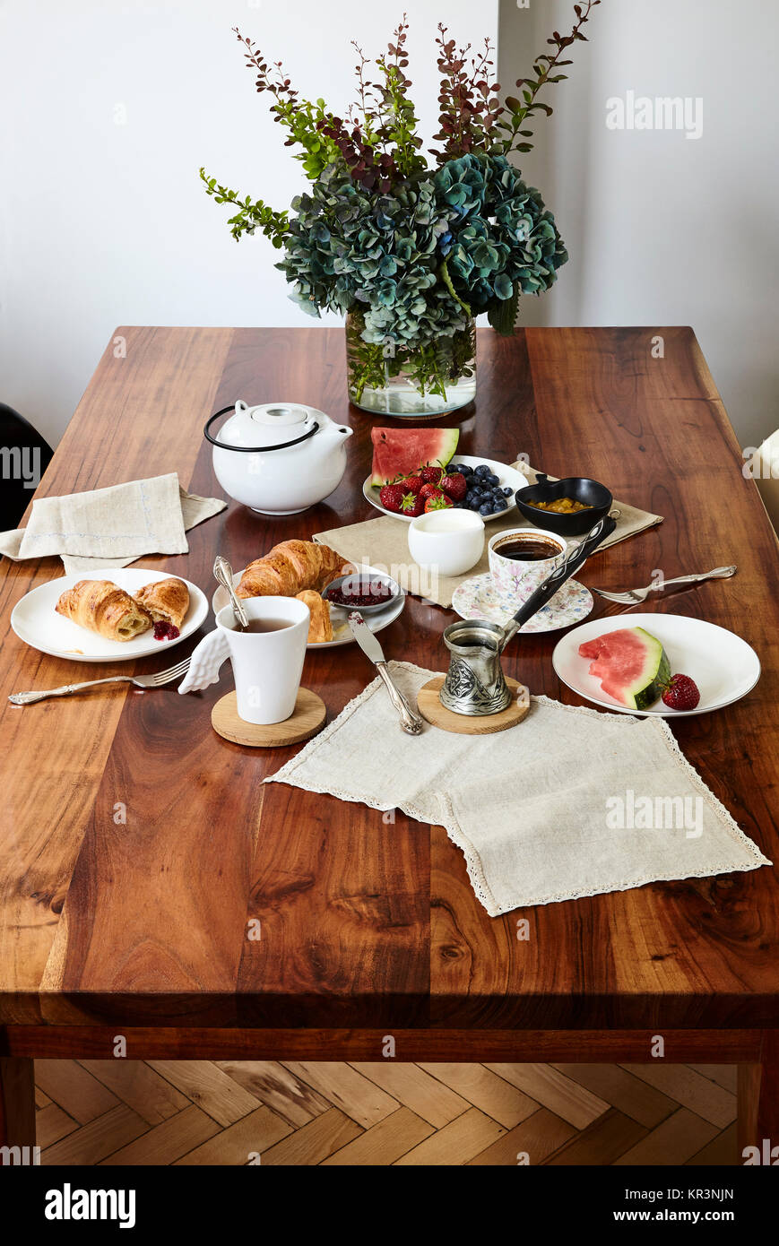 Tasty Breakfast in a elegant style Stock Photo - Alamy