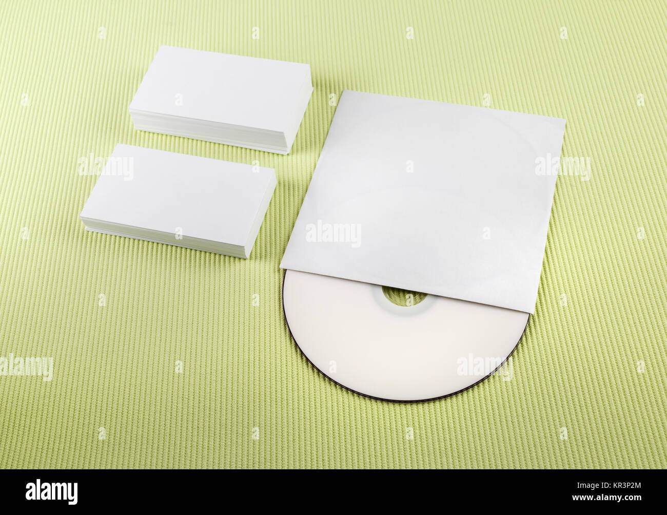 Business cards and CD Stock Photo - Alamy