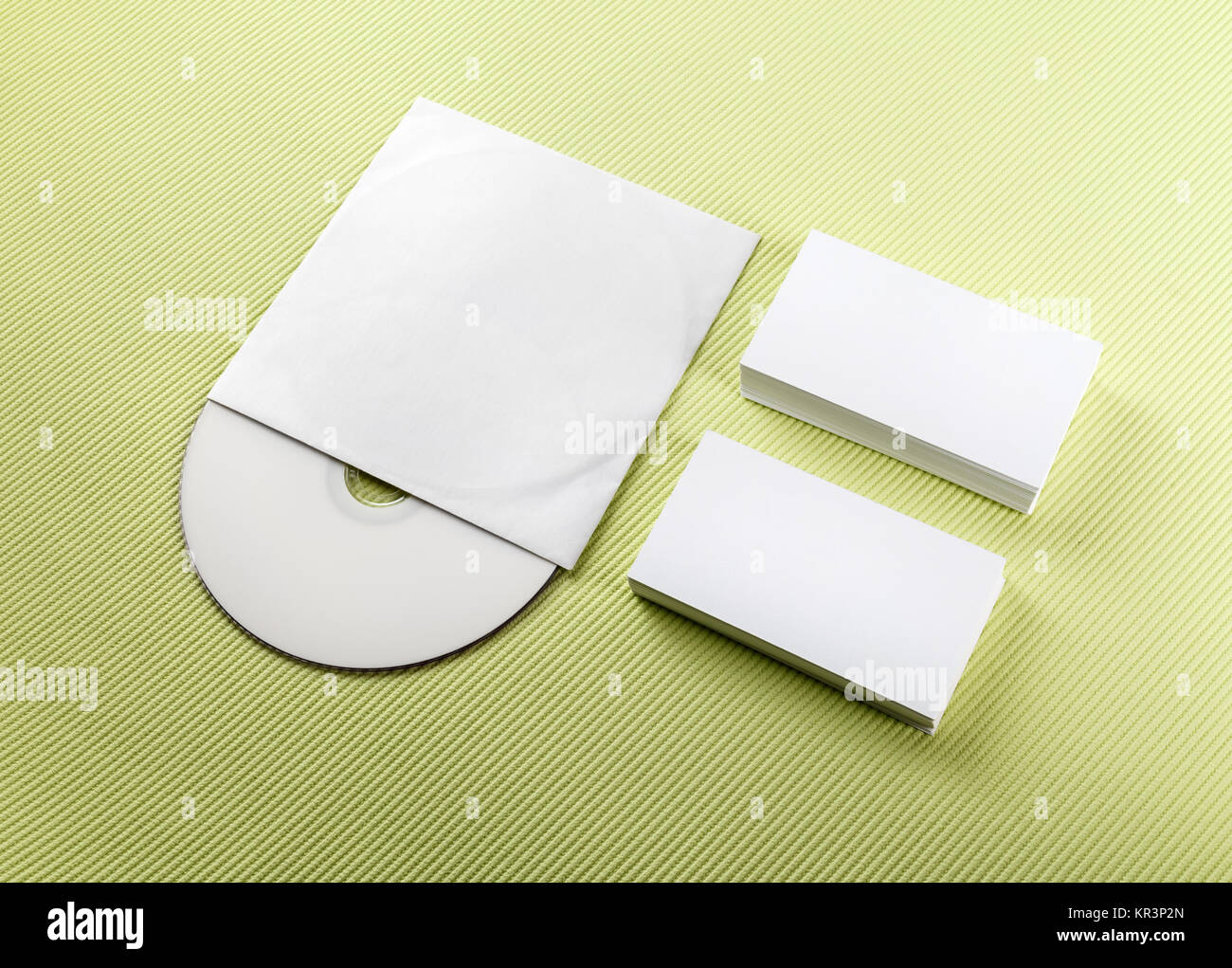 Business cards and CD Stock Photo - Alamy