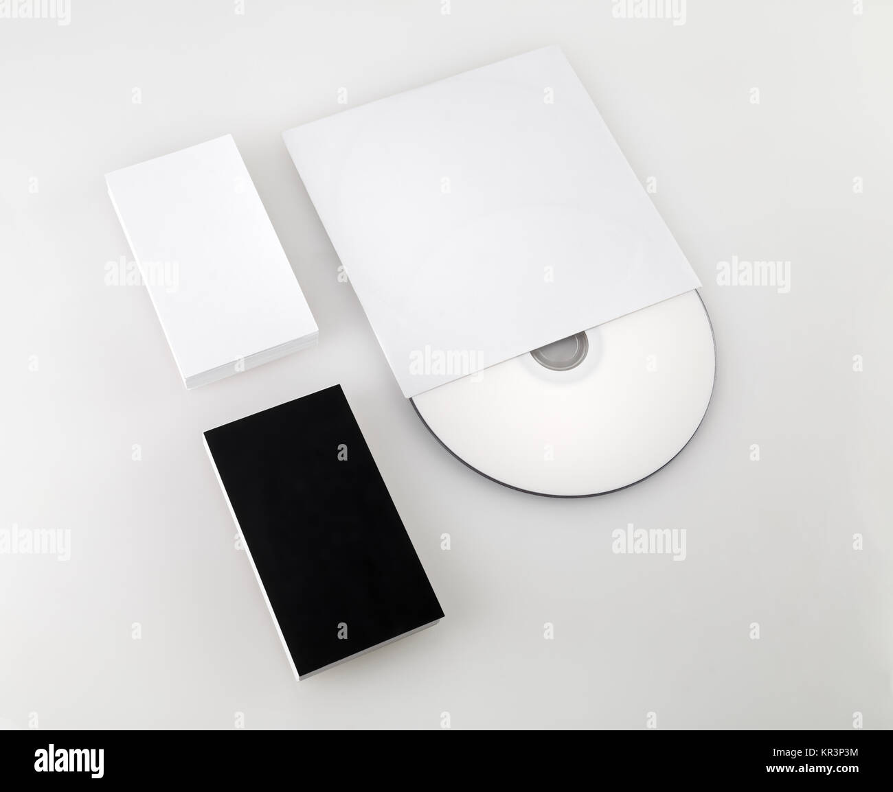 Business cards and CD Stock Photo - Alamy