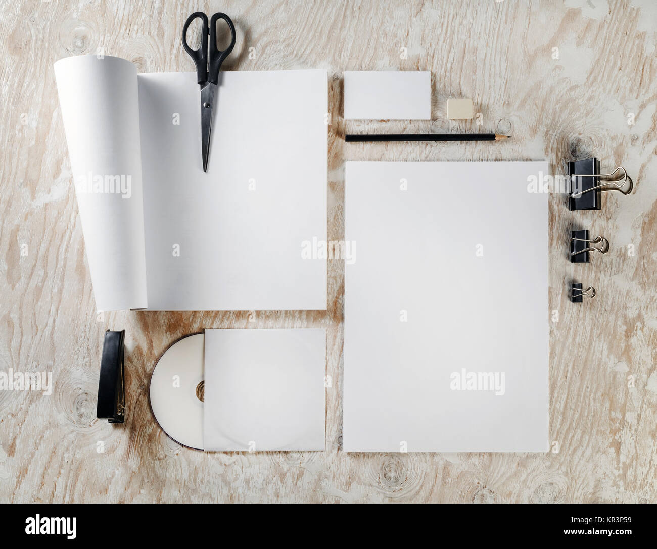 Blank identity template Stock Photo - Alamy