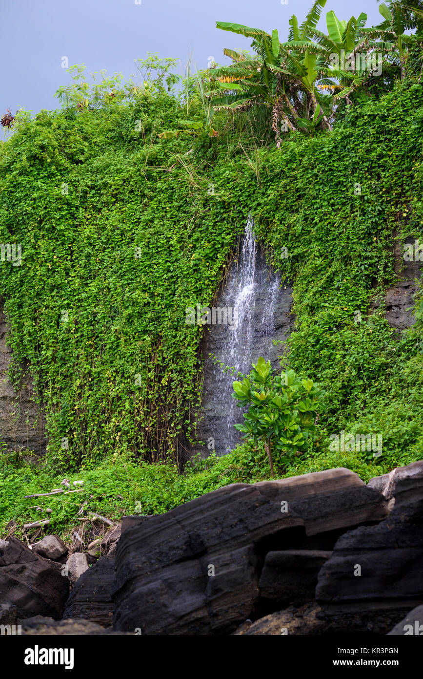Amazing waterfalls of Bali. Exotic travel destination. Hidden green ...