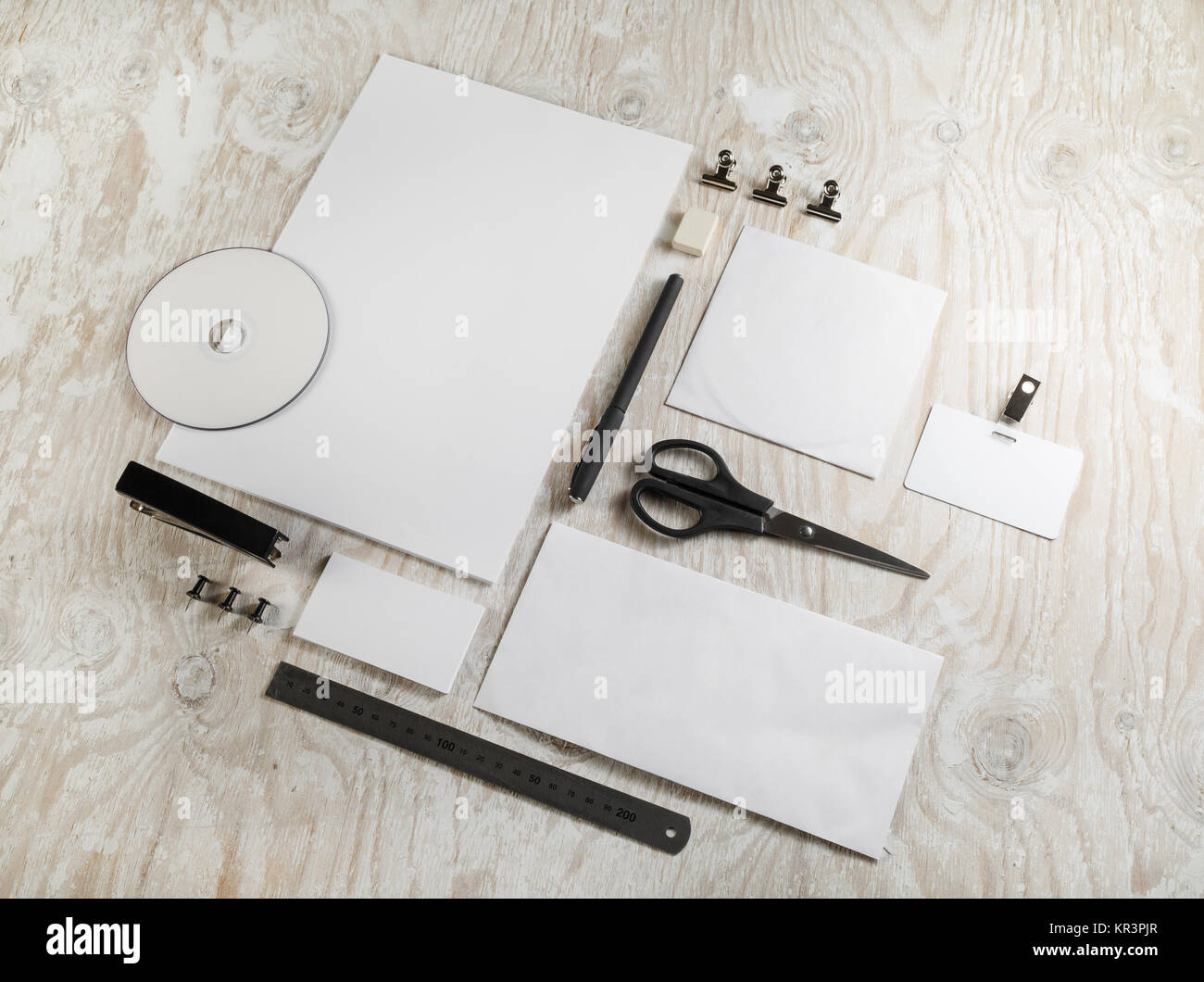 Blank identity template Stock Photo - Alamy