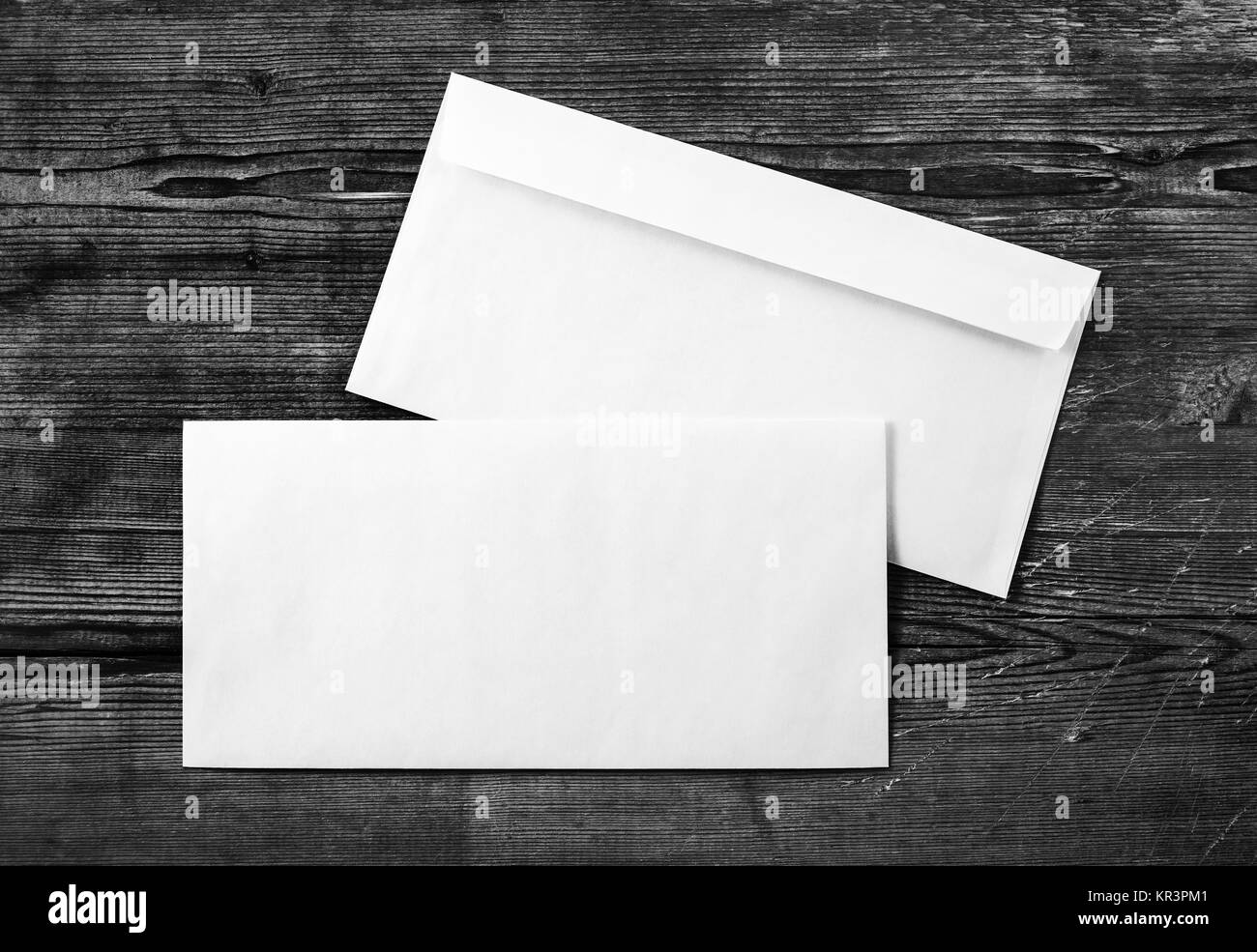 Blank white paper postage Black and White Stock Photos & Images - Alamy