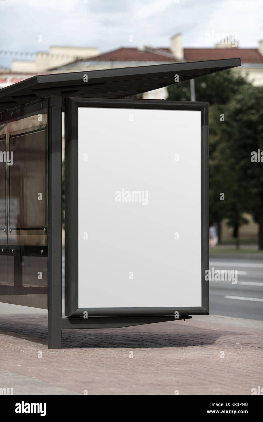 Billboard bus stop hi-res stock photography and images - Alamy