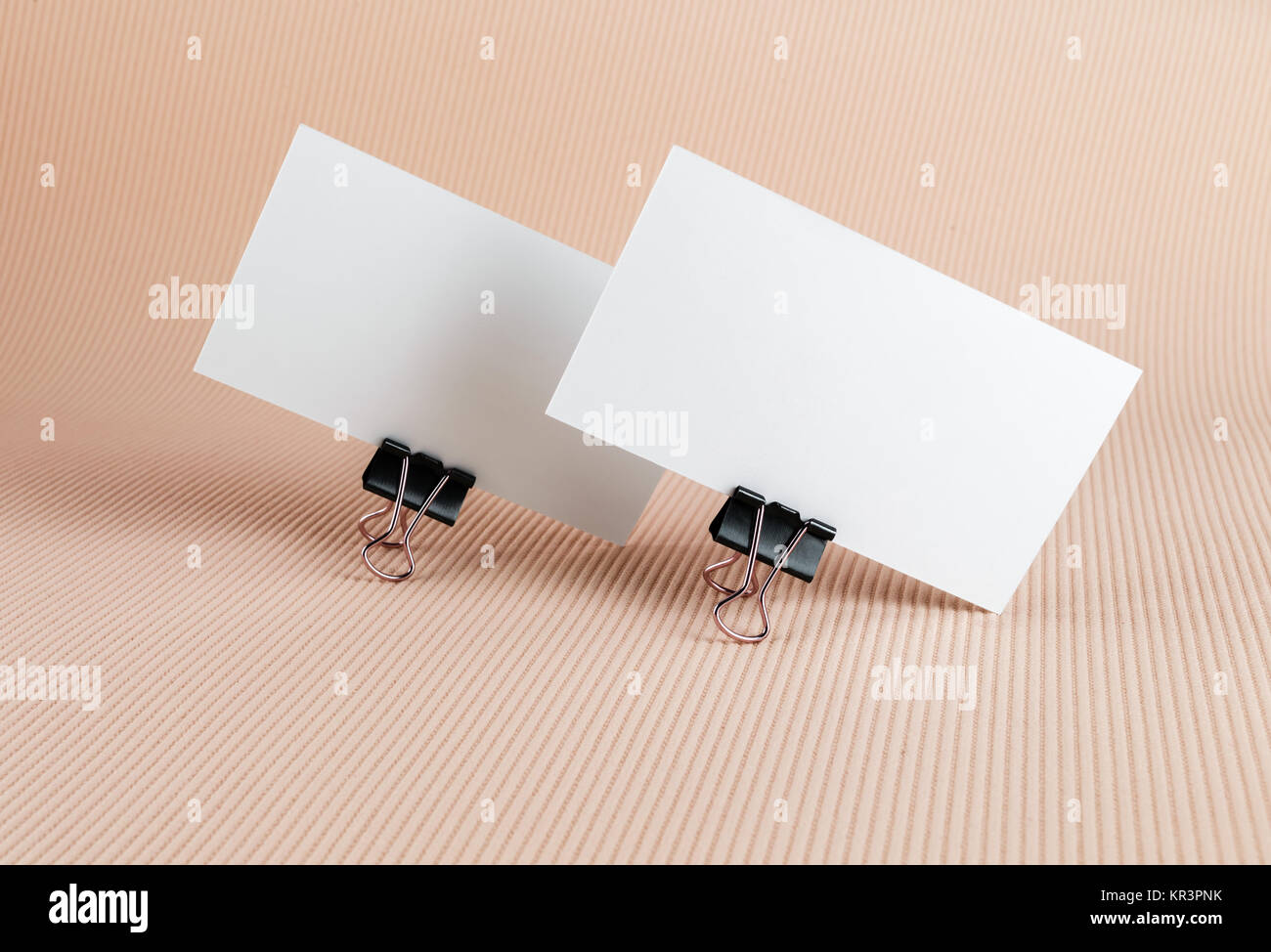 Two blank business card Stock Photo - Alamy