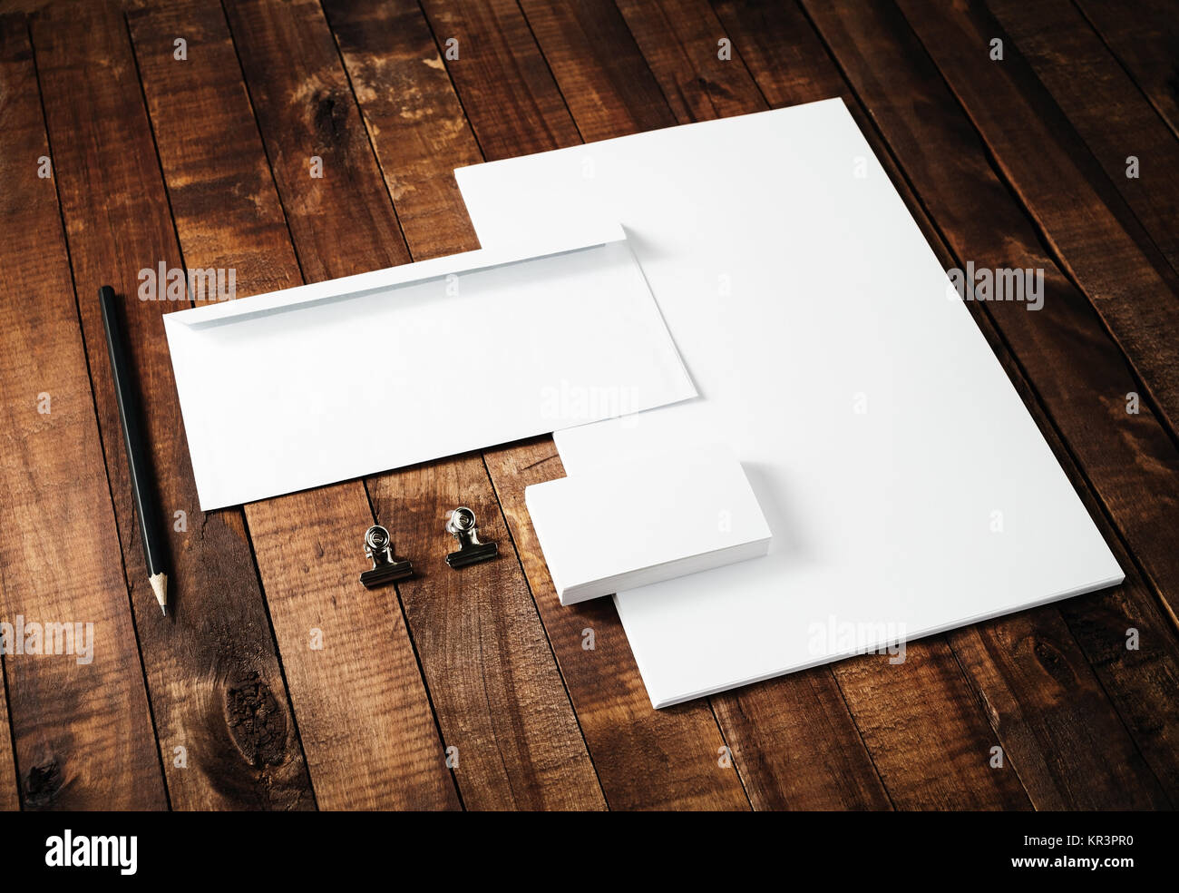 Blank identity template Stock Photo - Alamy