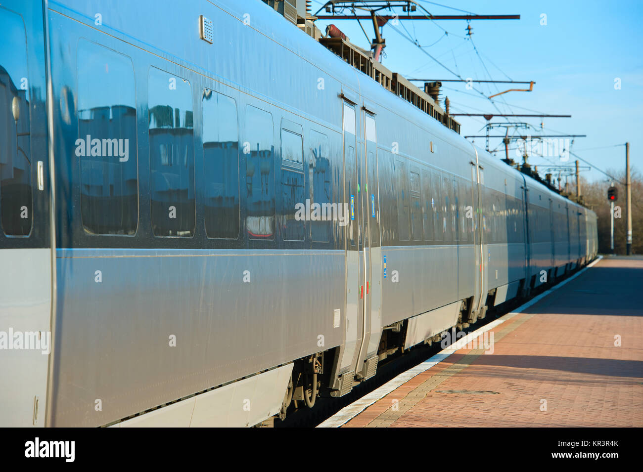 Modern high speed train Stock Photo - Alamy