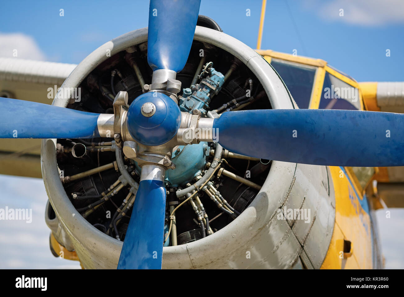 Model radial aircraft engine hi-res stock photography and images - Alamy