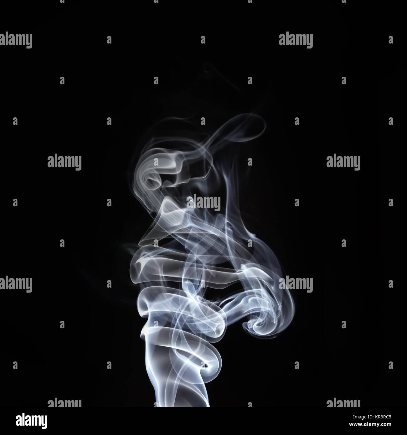 Swirls of smoke Stock Photo - Alamy