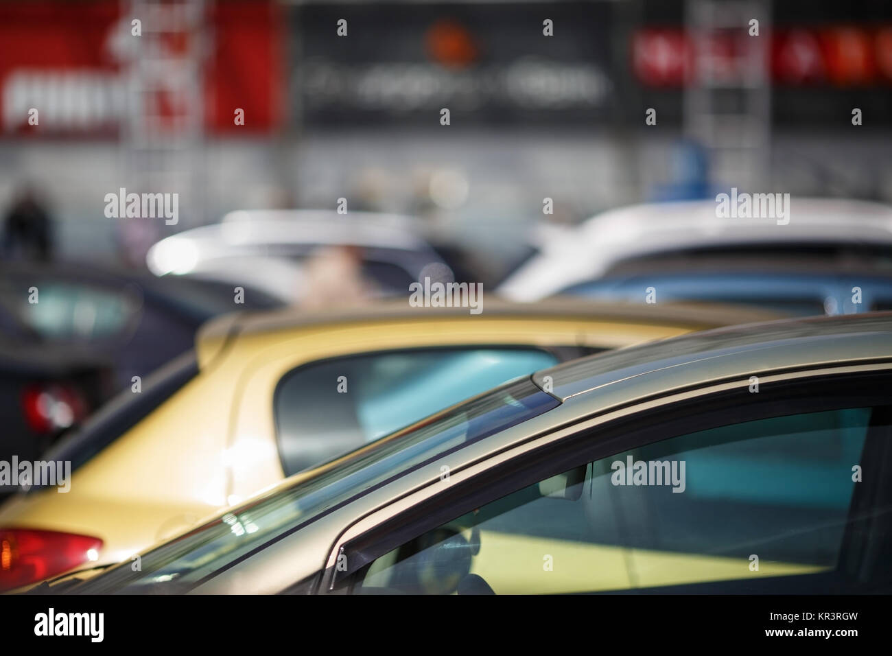 Close-up of cars Stock Photo - Alamy