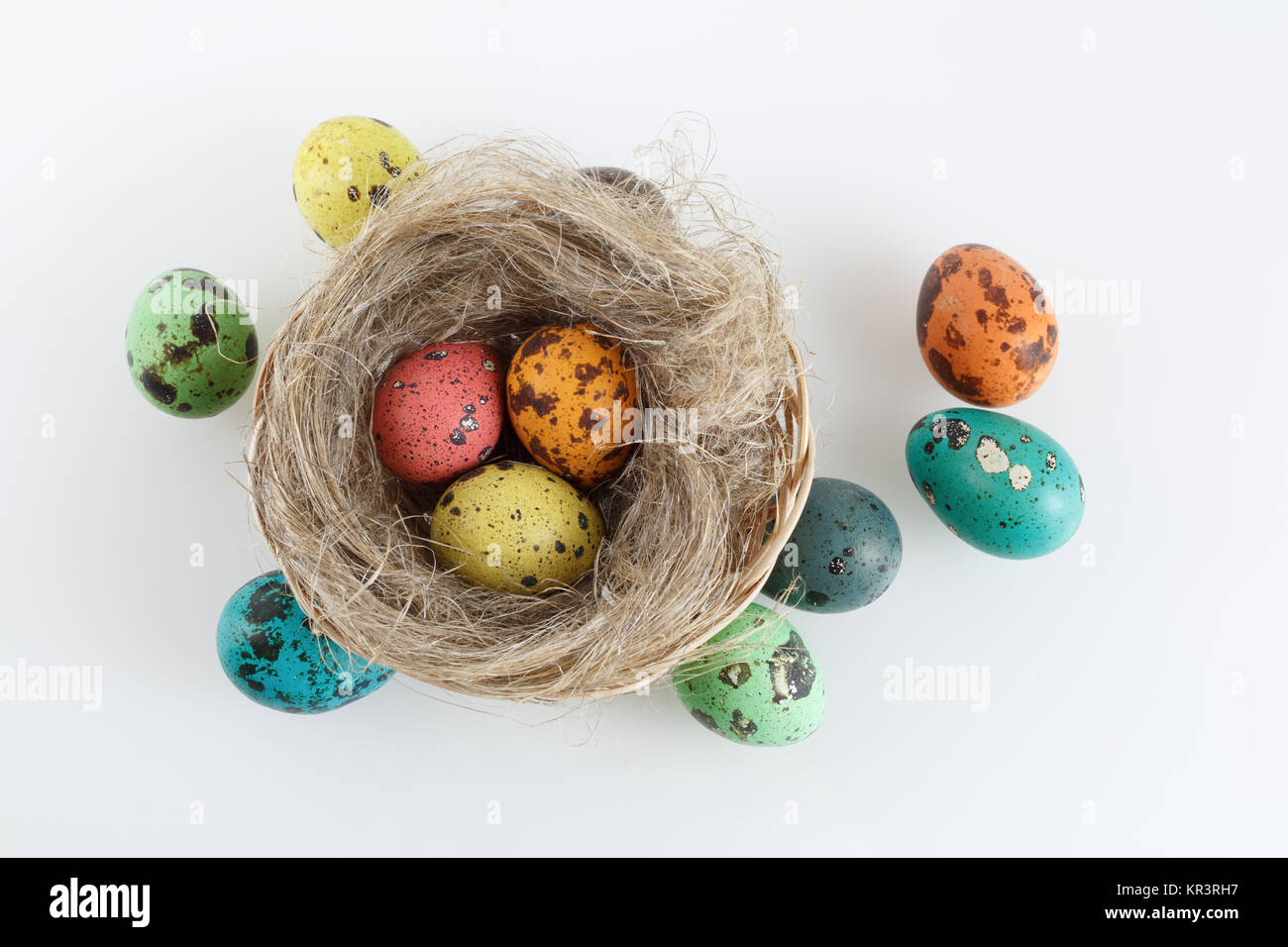 Eggs and nest Stock Photo - Alamy