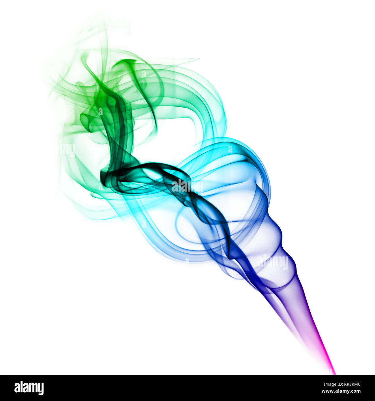 Dynamic swirl of colorful shapes Cut Out Stock Images & Pictures - Alamy