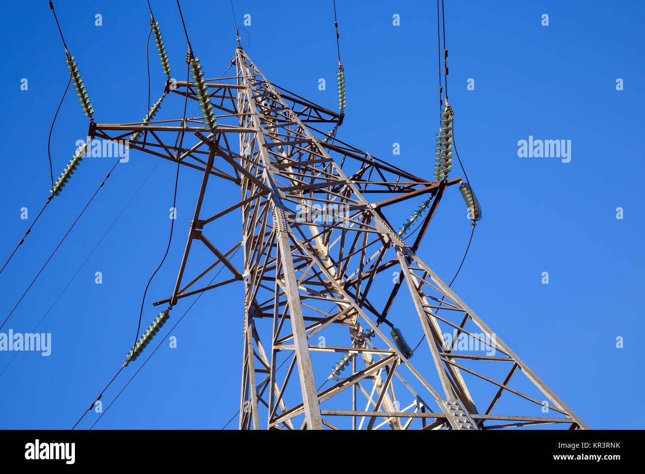 High voltage tower Stock Photo - Alamy