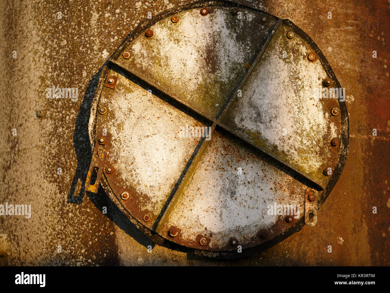 Old rusty hatch Stock Photo - Alamy