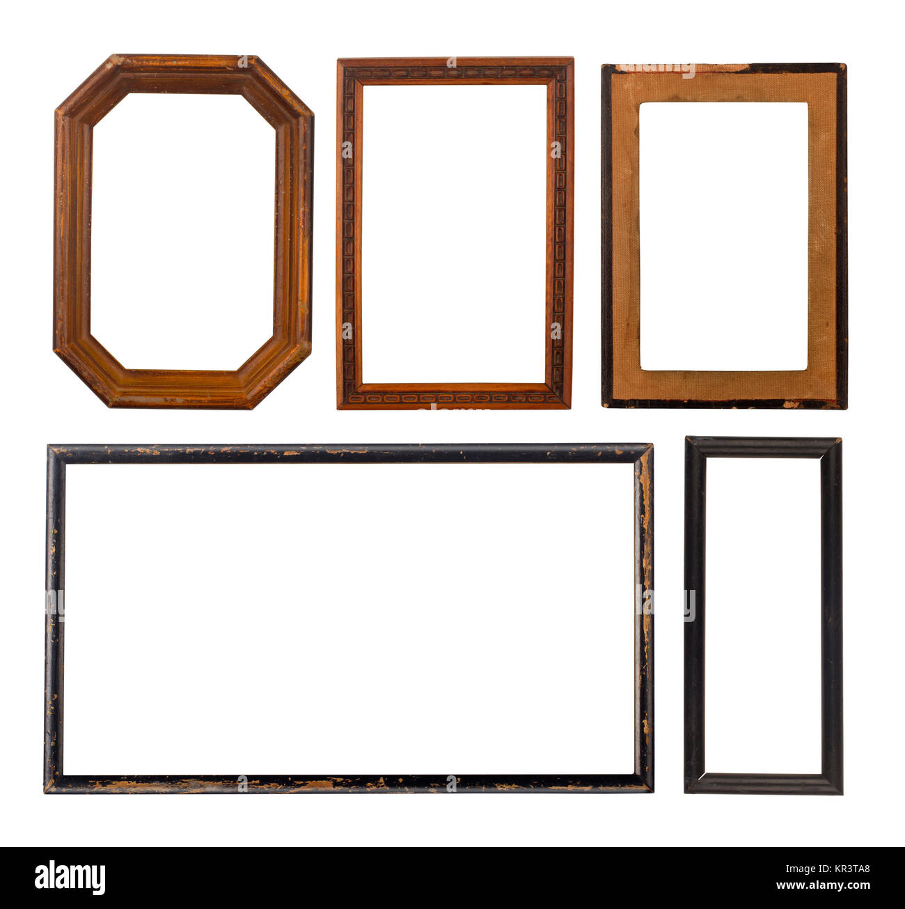 Set of old frames Stock Photo - Alamy