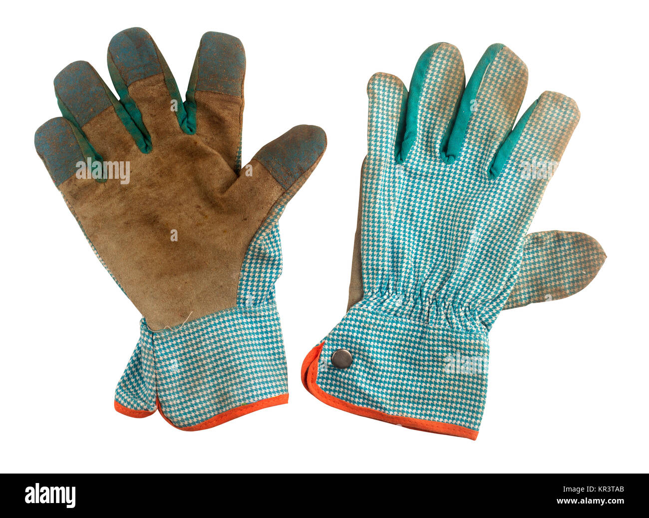 Hands gardening gloves hand Cut Out Stock Images & Pictures - Alamy