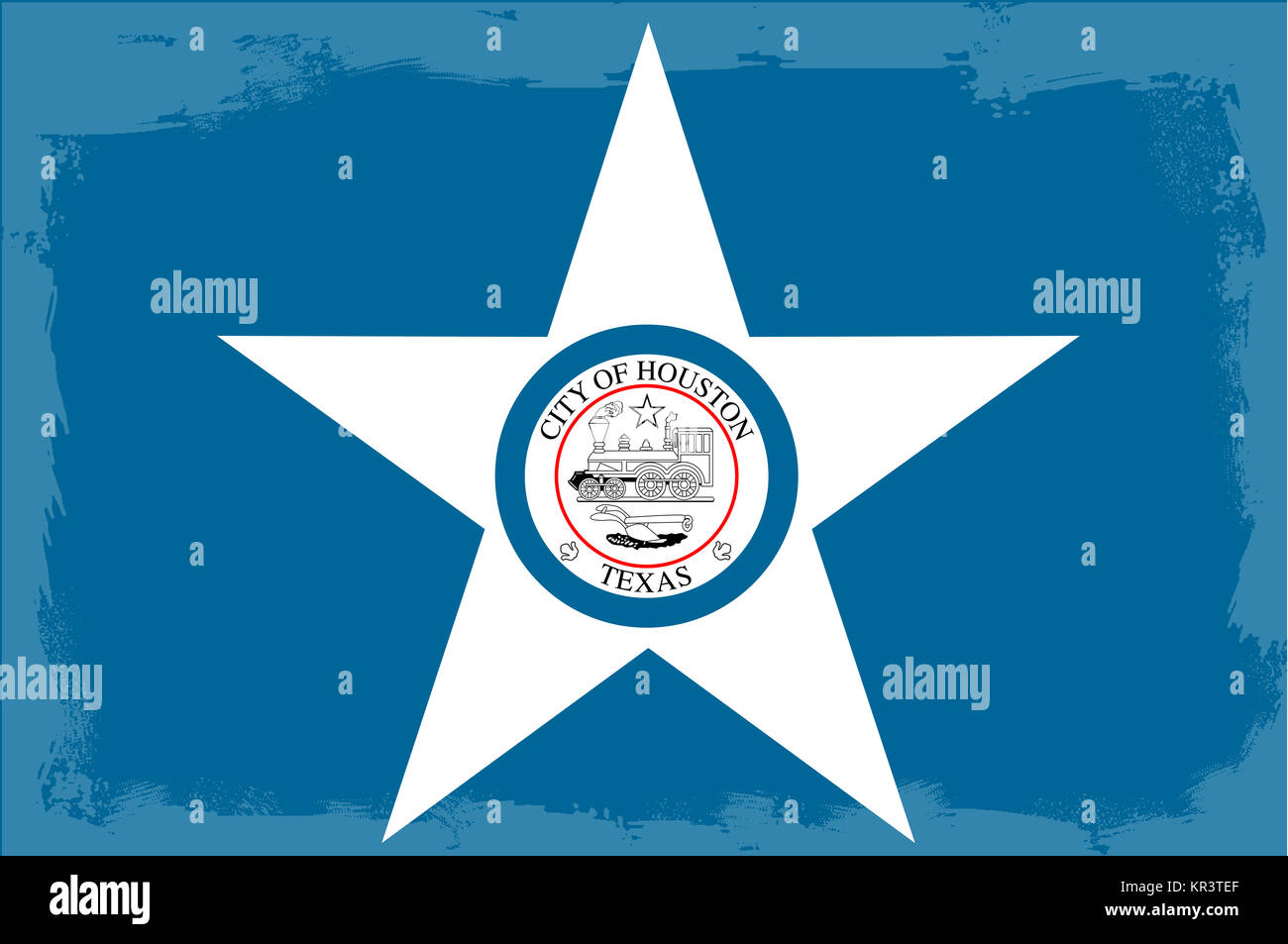 Houston city flag hi-res stock photography and images - Alamy