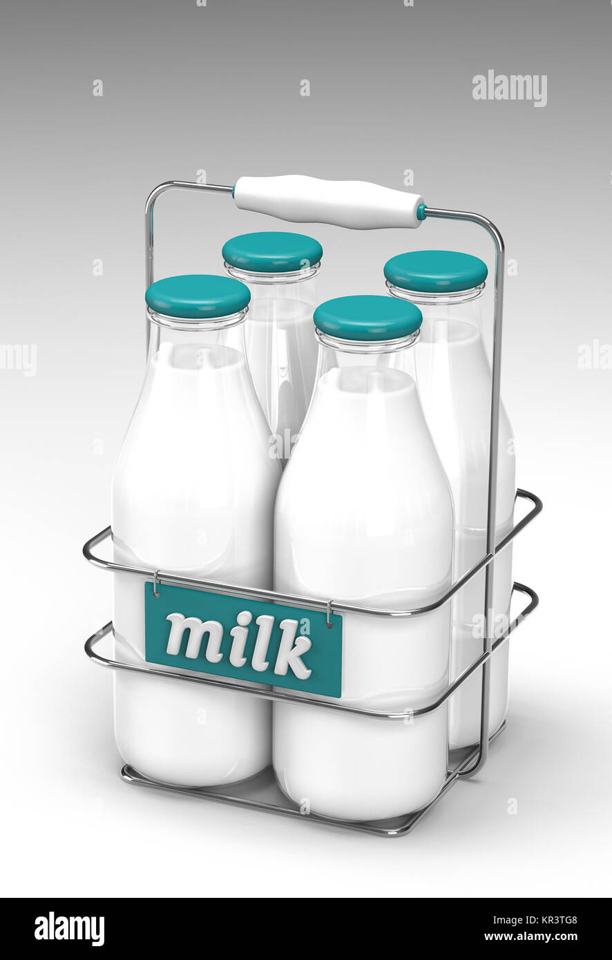 Ready to go milk Stock Photo - Alamy