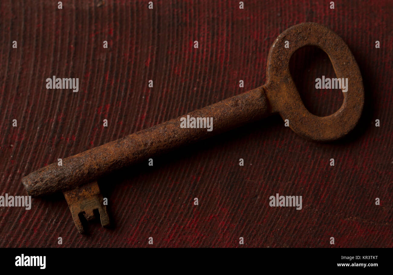 Old rusty key Stock Photo - Alamy