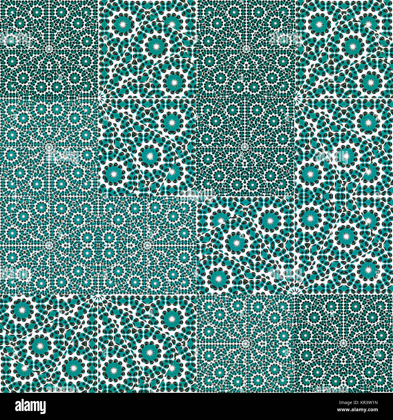 Luxury Patchwork Ornate Pattern Stock Photo - Alamy