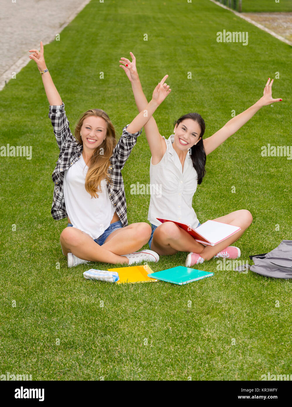 Tall girl at school hi-res stock photography and images - Alamy