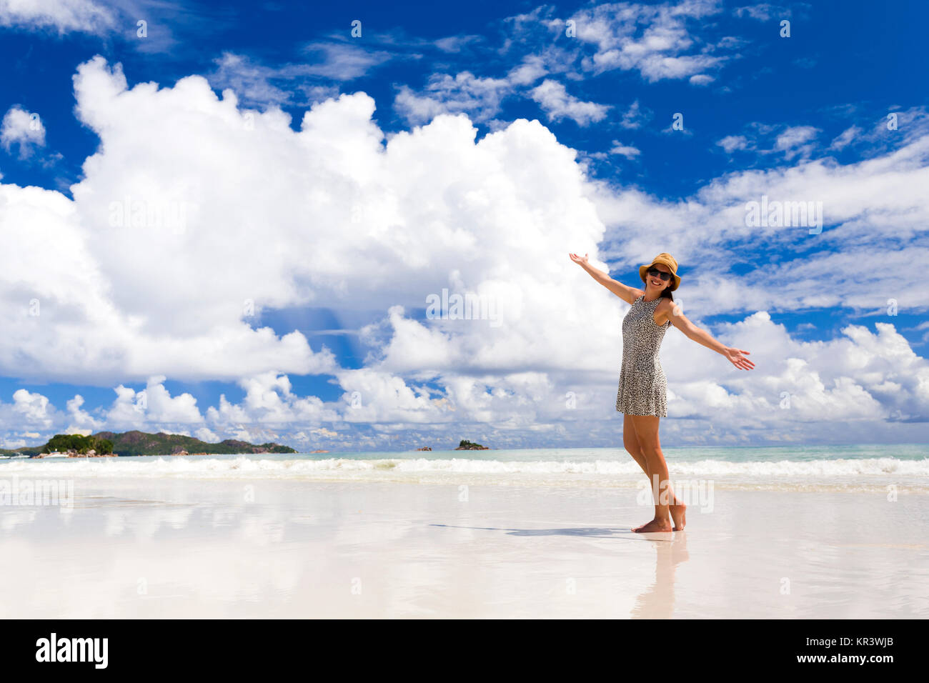 Walking on the beach Stock Photo - Alamy