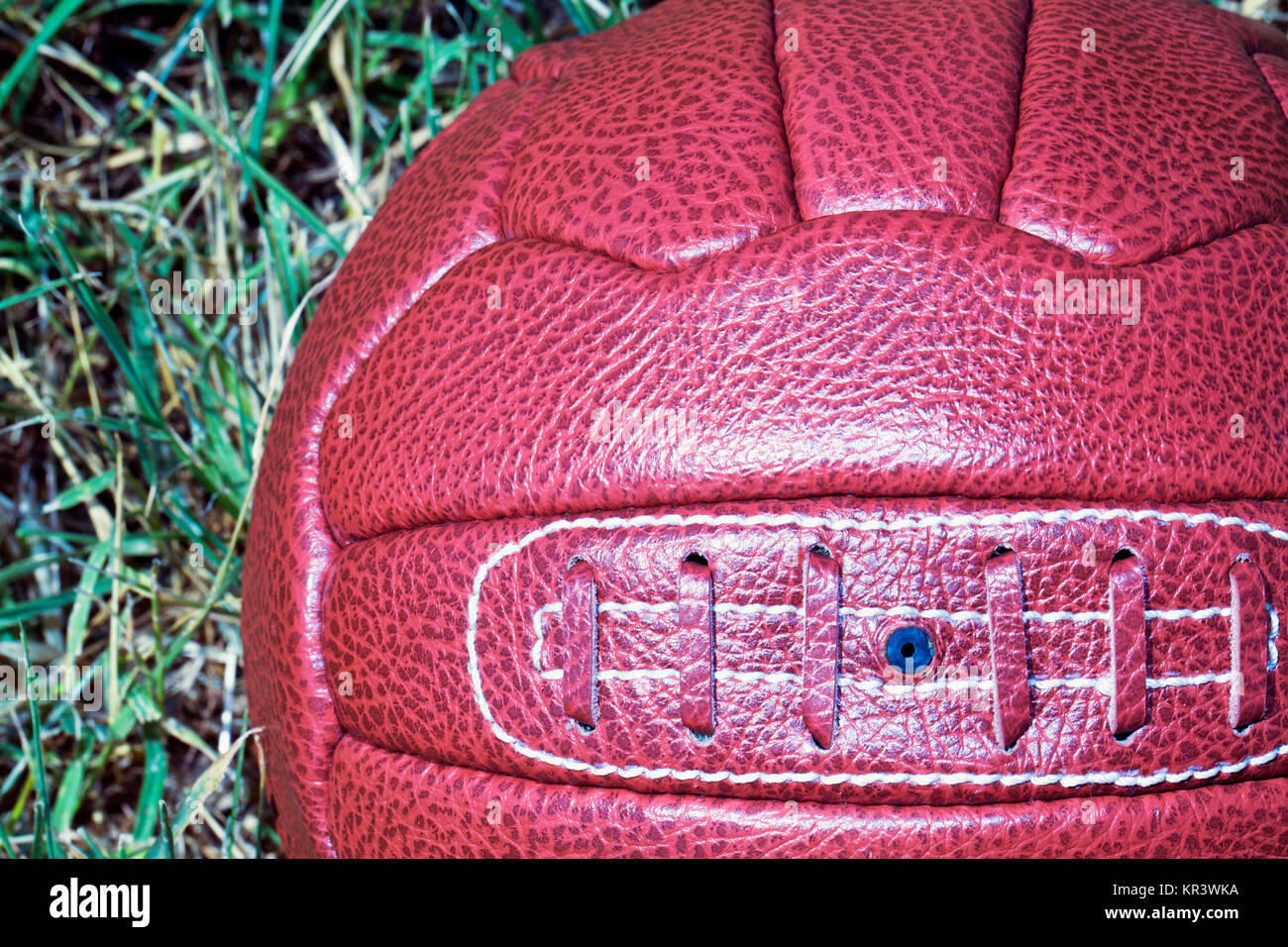 Classic old black white football High Resolution Stock Photography and ...