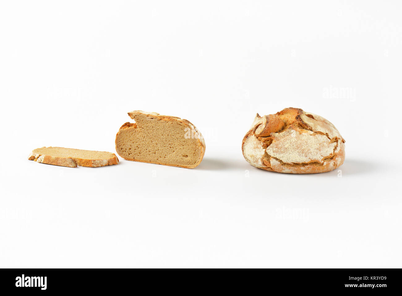 Slice of bread cross section Cut Out Stock Images & Pictures - Alamy