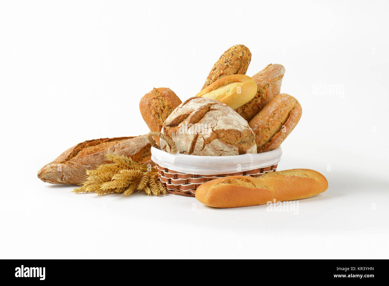 Various types of bread Stock Photo - Alamy