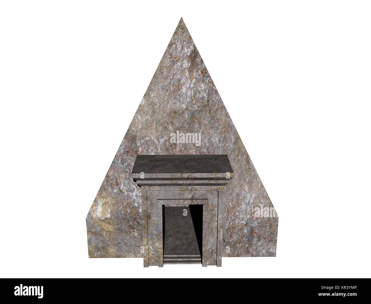 Pyramid cleared as tomb Stock Photo - Alamy