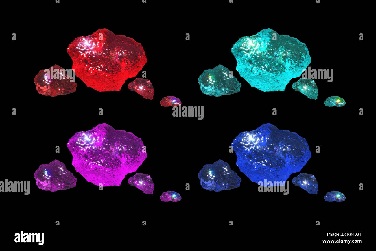 small crystals stone Stock Photo - Alamy