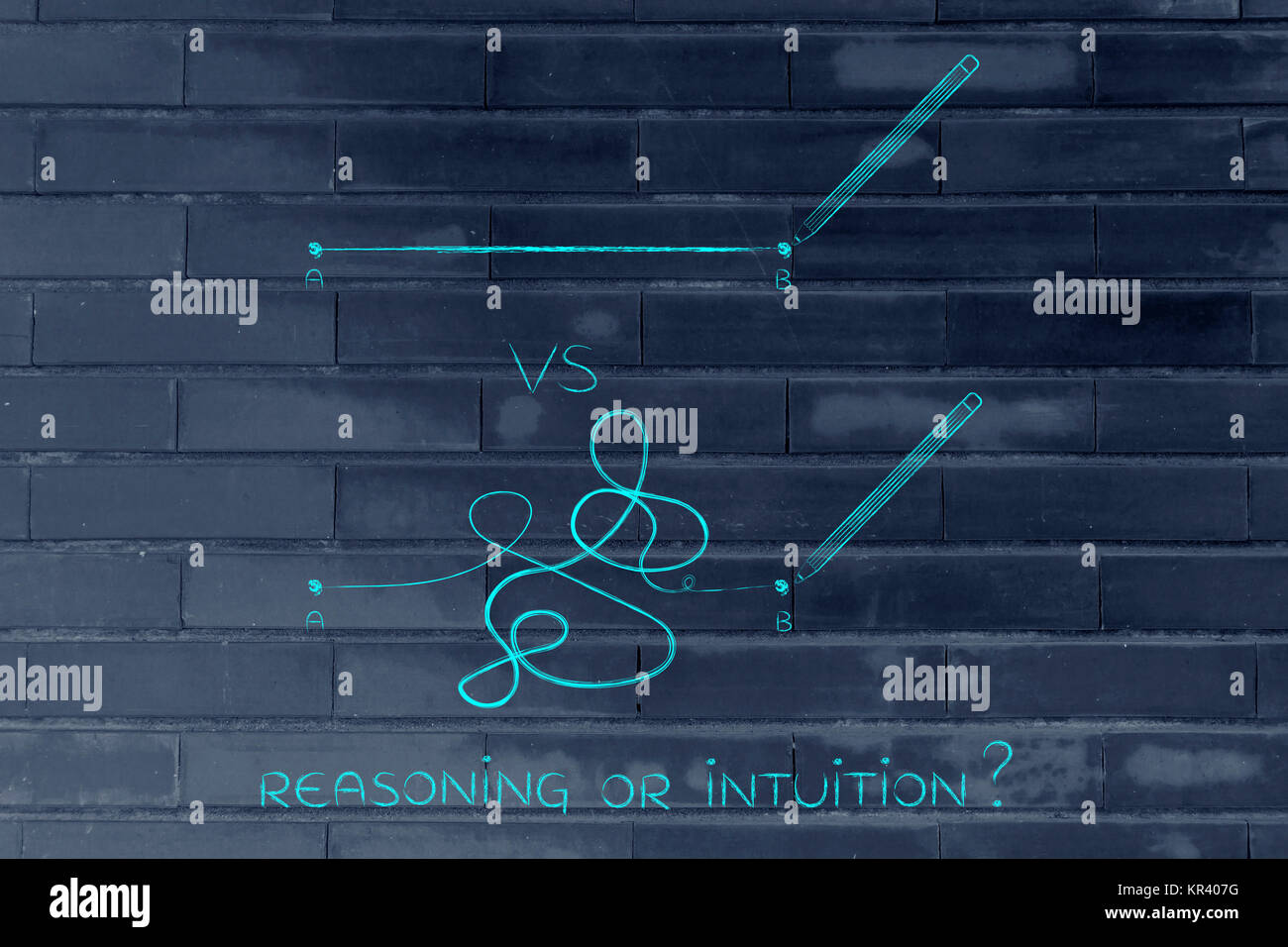 Intuition vs logic hi-res stock photography and images - Alamy