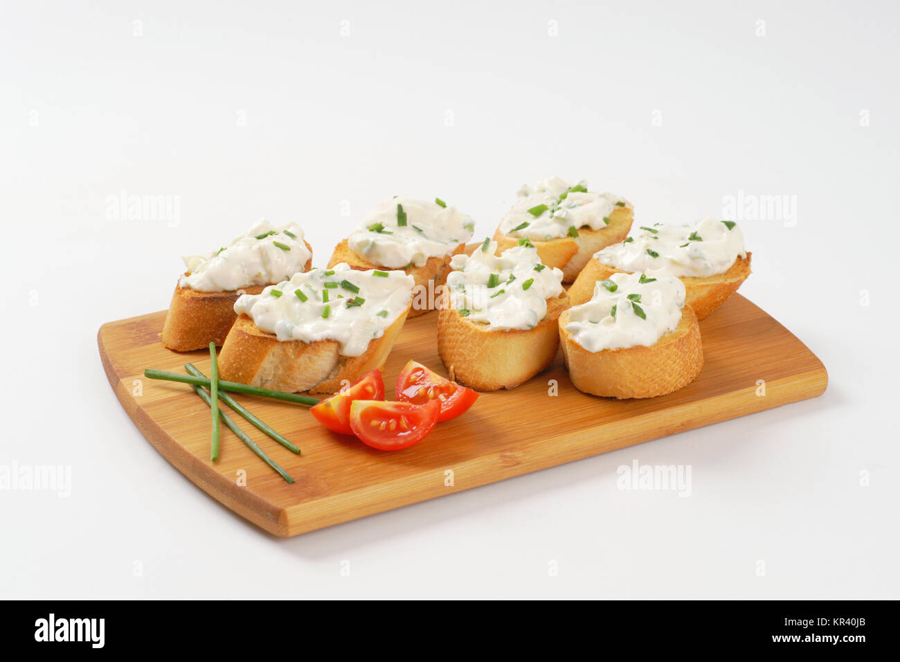 cheese toast canapes Stock Photo - Alamy