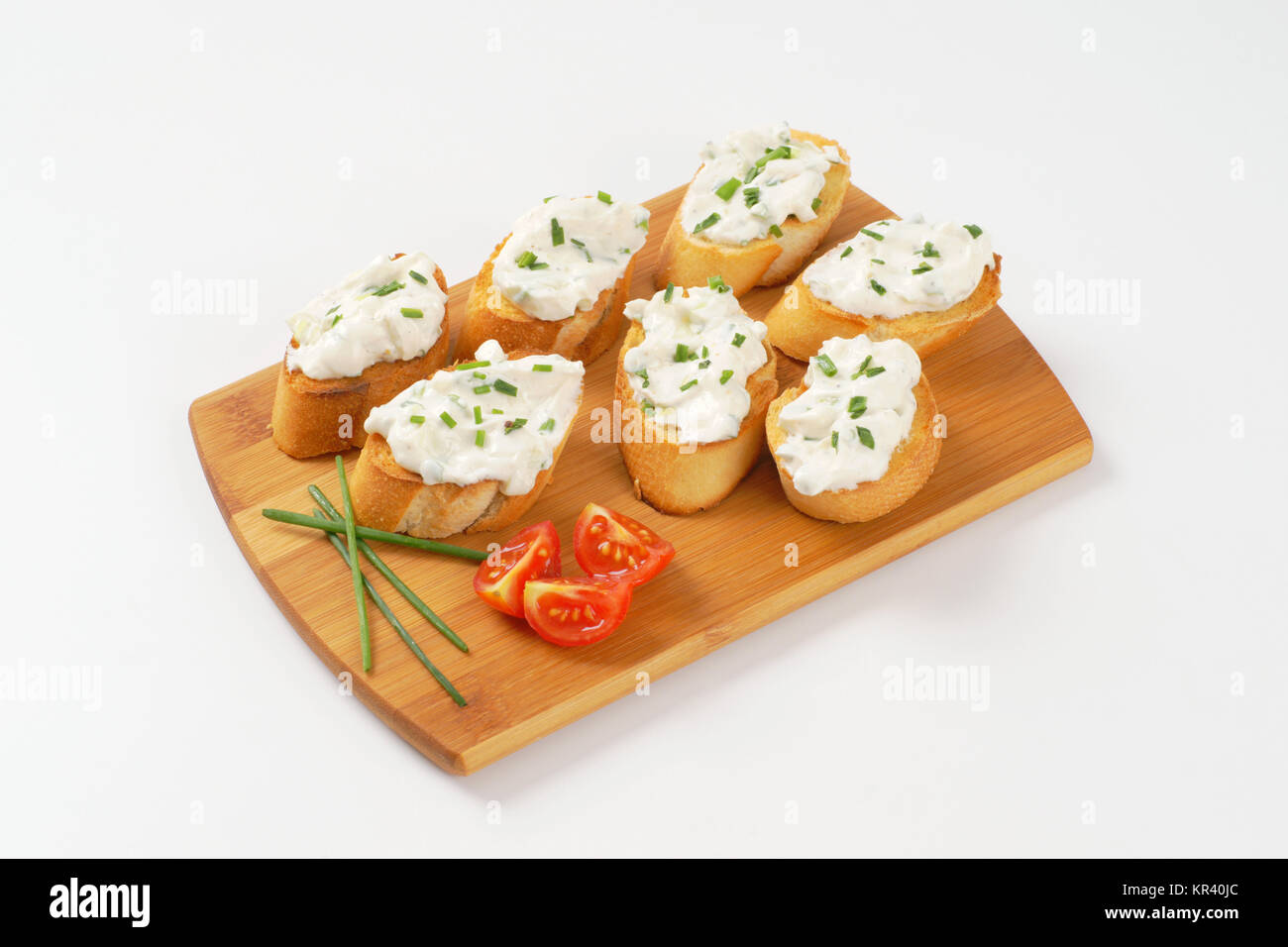 cheese toast canapes Stock Photo - Alamy